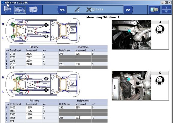 ALLVIS CONNECT AVS-500 Auto Body Electronic Measuring System | Pro Line Systems