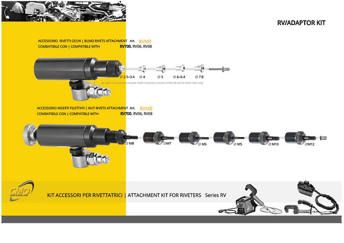 CMO RV700 Approved Self Piercing Riveter for Ford, Jaguar, Land Rover ...